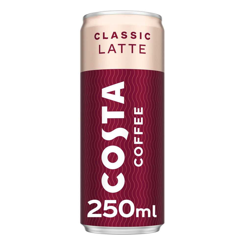 Costa Coffee Classic Latte 12 x 250ml Can - LWC eCatalog