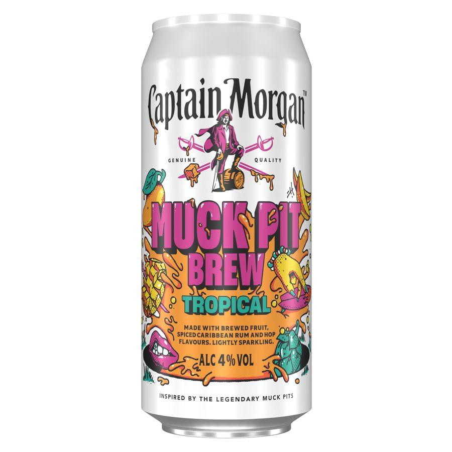 Captain Morgan Muck Pit Brew Tropical 12 x 440ml Can - LWC eCatalog
