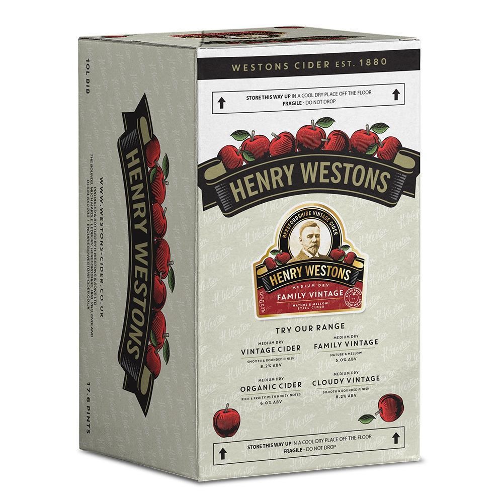 Westons Family Vintage Still Cider 10ltr BIB - LWC eCatalog