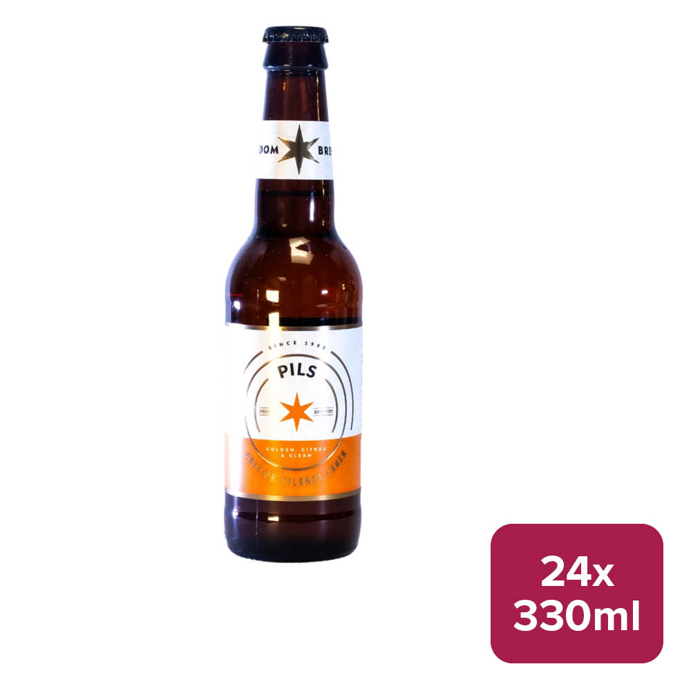 Freedom Pils Pilsner Lager 24 x 330ml NRB - LWC eCatalog