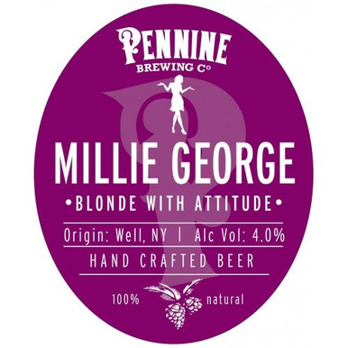 Pennine Millie George Blonde Ale 9gal - LWC eCatalog