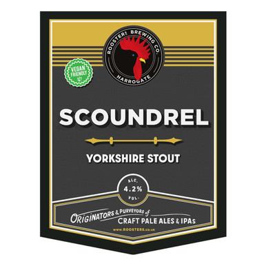 Rooster's Scoundrel Yorkshire Stout 9G Cask - LWC eCatalog