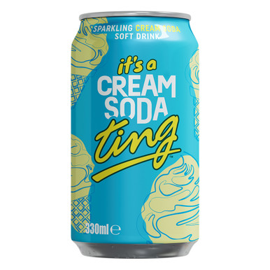 Ting Cream Soda 24 x 330ml Can - LWC eCatalog