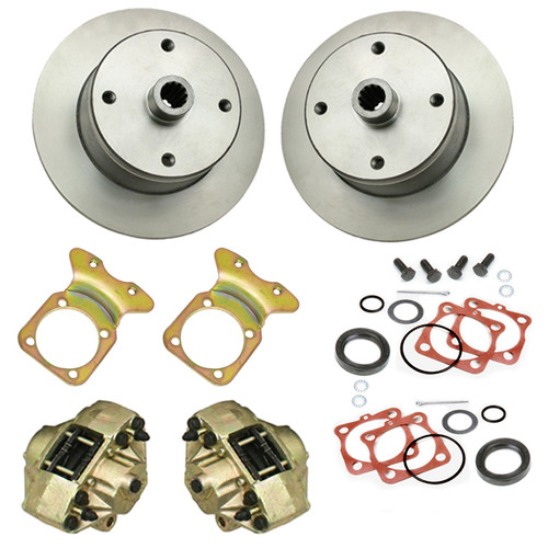REAR VW 4 LUG LONG AXLE DISC BRAKE KIT, VOLKSWAGEN, BAJA BUG,DUNE BUGGY ...