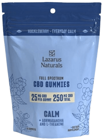 Lazarus Naturals Full Spectrum CBD Gummies - Calm (Vegan) - Emerald ...