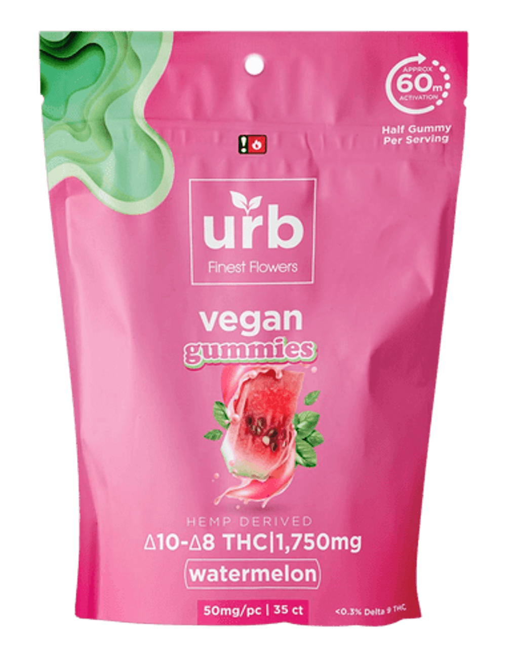 Urb Delta-8:Delta-10 Gummies (Vegan) - Emerald Medicine Company Urb Delta-8:Delta-10 Gummies (Vegan) - Emerald Medicine Company