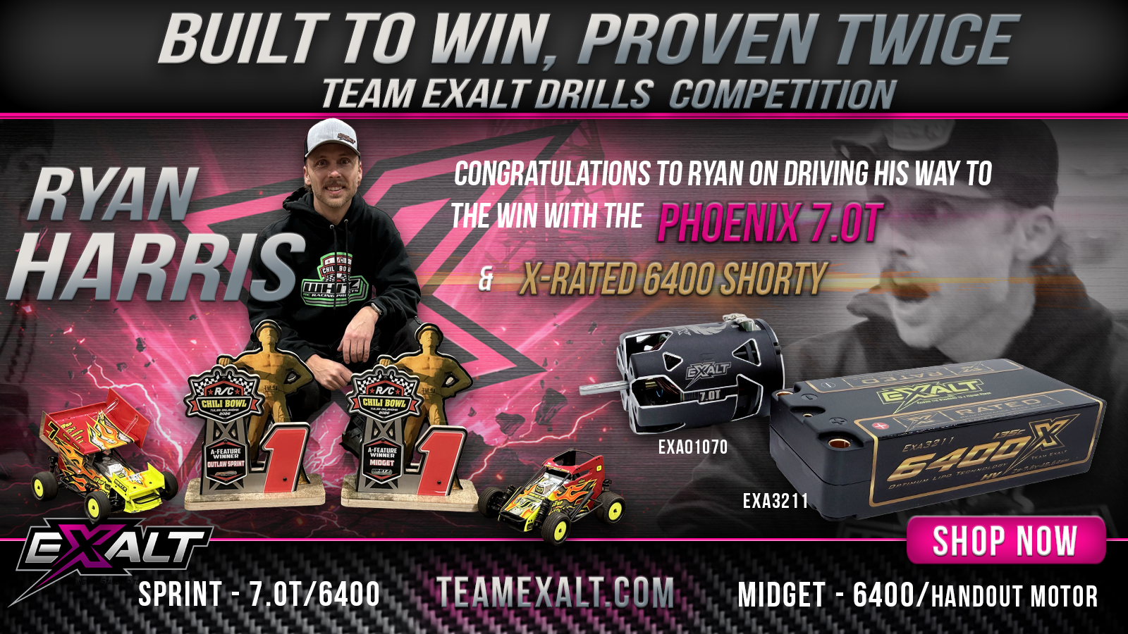 Team Exalt RC | High-Performance Motors, ESCs & Racing Electronics