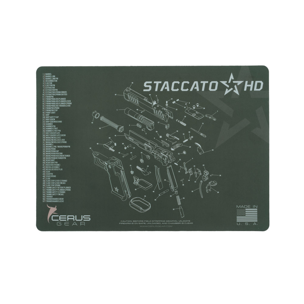Staccato HD Schematic Pro Mat - Staccato 2011