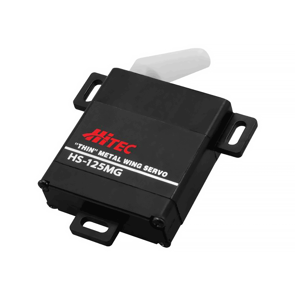 HS-125MG 24g Metal Gear Analog Slim Thin Wing Servo | Hitec Radio Control