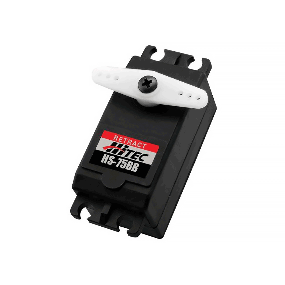 HS-75BB Retract Nylon Gear Analog Low Profile Servo | Hitec Radio Control