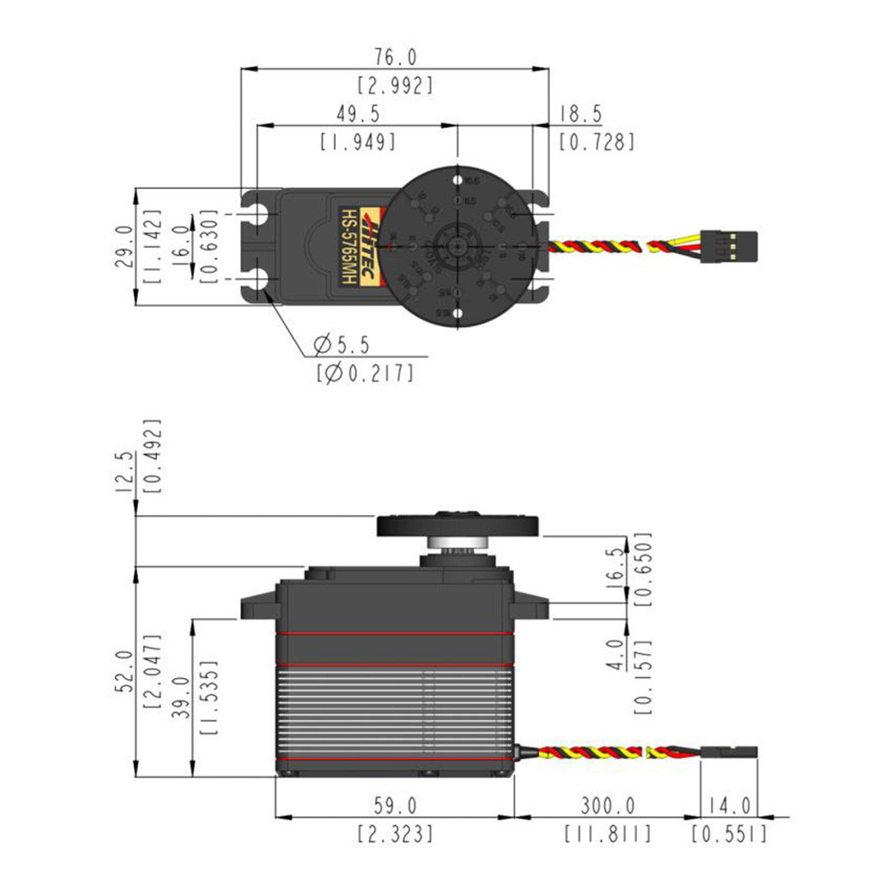 HS-5765MH SERVO RETAIL PACKAGE