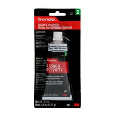Bondo Glazing and Spot Putty, 907SRP, 4.5 oz, 6 per case - SAB Resources
