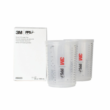 3M PPS Series 2.0 Cup 26023, Large (28 fl oz, 850 mL), 2 Cups/Carton, 4 ...