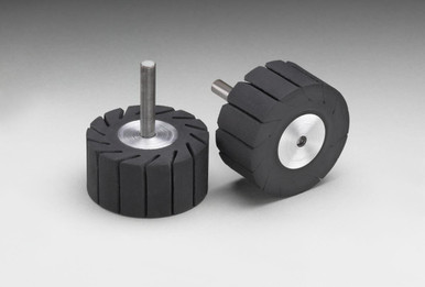 3M Rubber Slotted Expander Wheel 77720, 2 in x 1 in 1/4 Diameter Shank ...