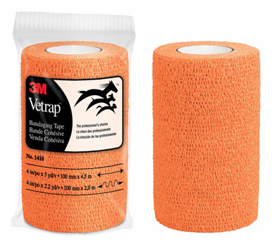 3M Vetrap Bandaging Tape, 1410BO Bright Orange - SAB Resources
