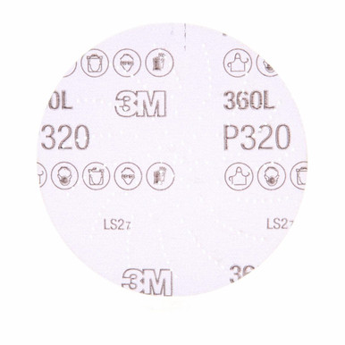 3M Xtract Film Disc 360L, P320 3MIL, 5 in, Die 500LG, 100/Carton, 500 ...
