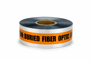 Scotch Detectable Buried Barricade Tape 409, CAUTION BURIED FIBER OPTIC ...