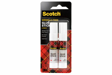 Scotch Wrinkle-free Glue Sticks 6008WF-2, 2 Pack, .27 oz (7.65 g) Each ...