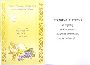 As You're Confirmed By The Holy Spirit RCIA Greeting Card - Our Daily ...
