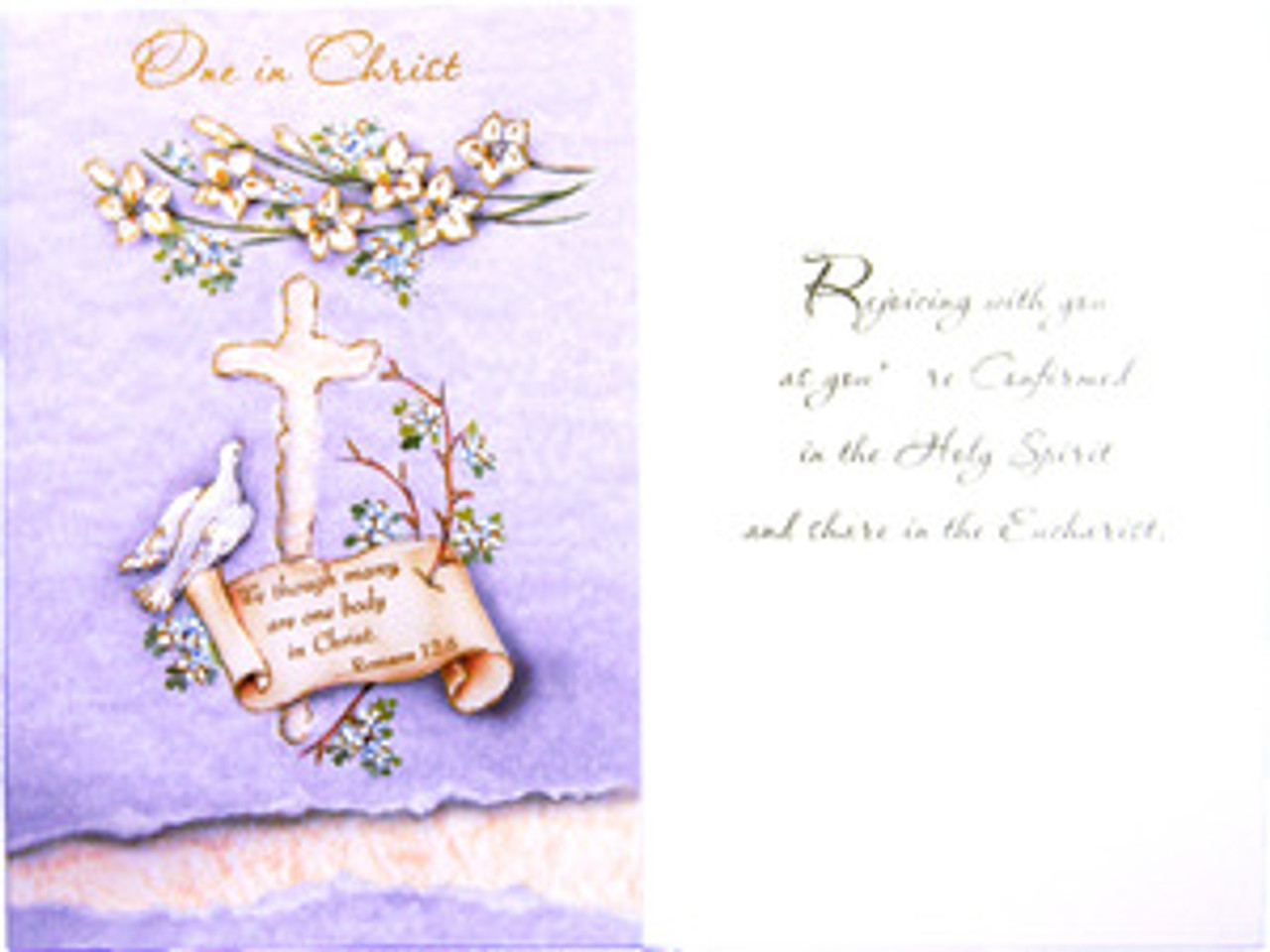 One In Christ RCIA Greeting Card - Our Daily Bread Catholic Gifts