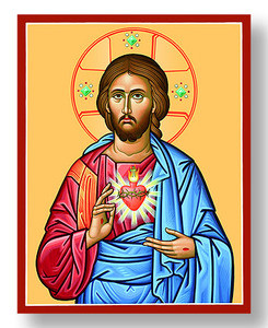 Sacred Heart 8 x 10 Icon - Our Daily Bread Catholic Gifts
