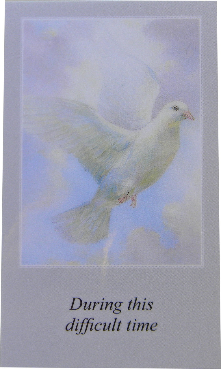 During This Difficult Time Laminated Holy Card - Our Daily Bread ...