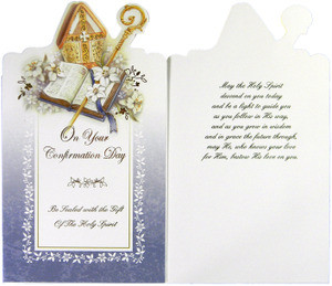 On Your Confirmation Day Greeting Card - Our Daily Bread Catholic Gifts