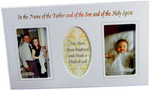 Baptism Photo Frame - Our Daily Bread Catholic Gifts