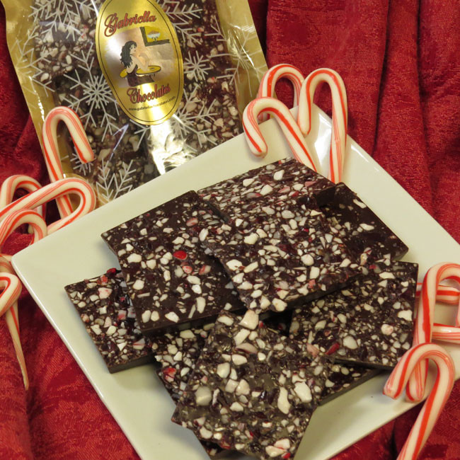 Peppermint Dark Chocolate Bars - Gabriella Chocolates Confections