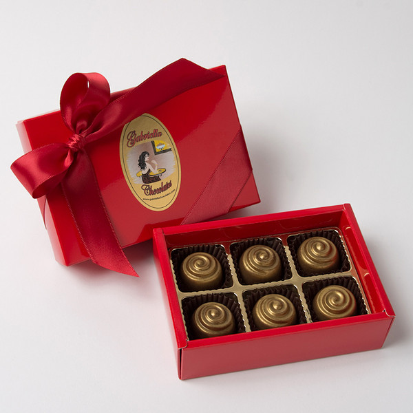 Brandied Cherry Dark Chocolate Truffles - Gabriella Chocolates Confections