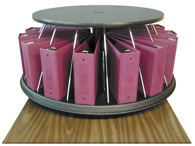 Counter-Top Chart Carousel (30-60 Binder Capacity) - Omnimed