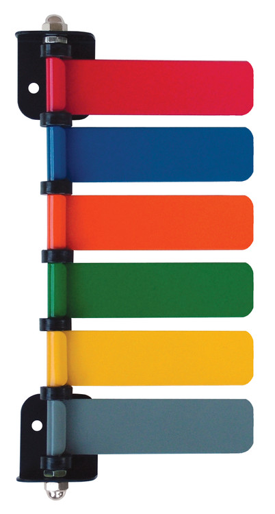Standard 4" Exam Room Status & Signal 6 Flag System - Omnimed