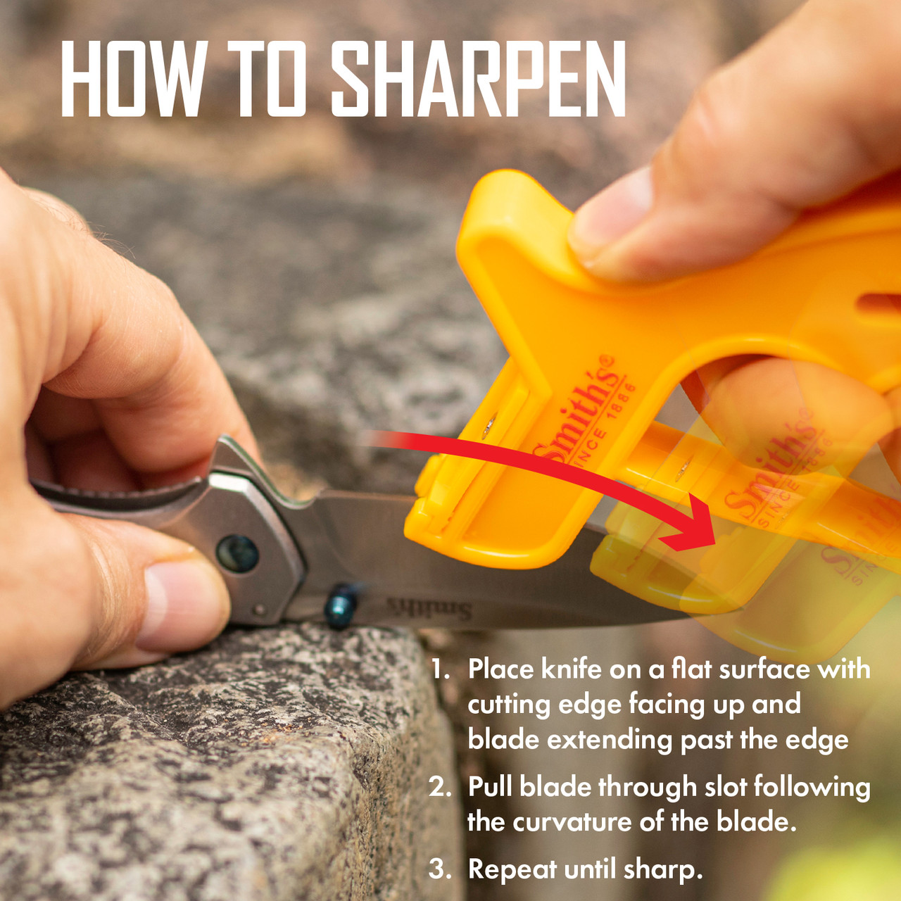 Knife & Scissors Sharpener | Handheld Knife Sharpener