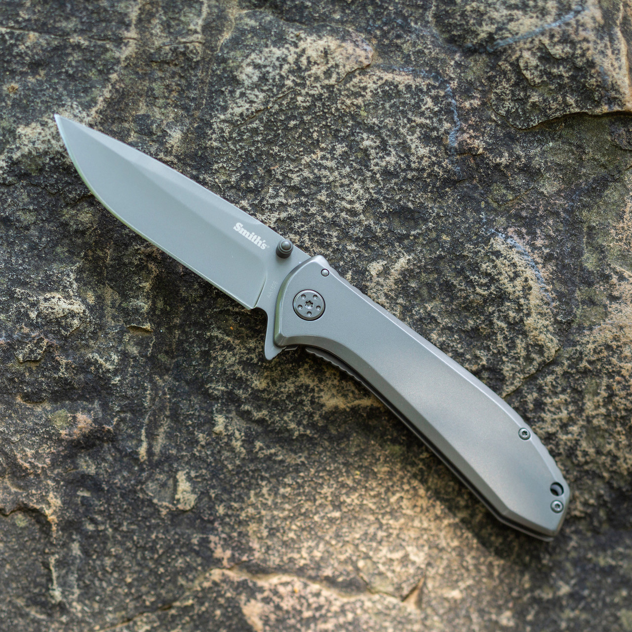 Titania II Knife 3.5" Blade Titanium - Smith's Consumer Products
