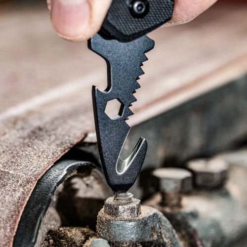 2-Blade EMT/EMS Rescue Knife | Glass Breaker & Seatbelt Cutter