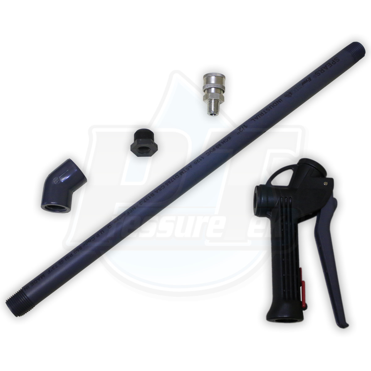 Poly Gun Assembly 1/2" - Pressure Tek