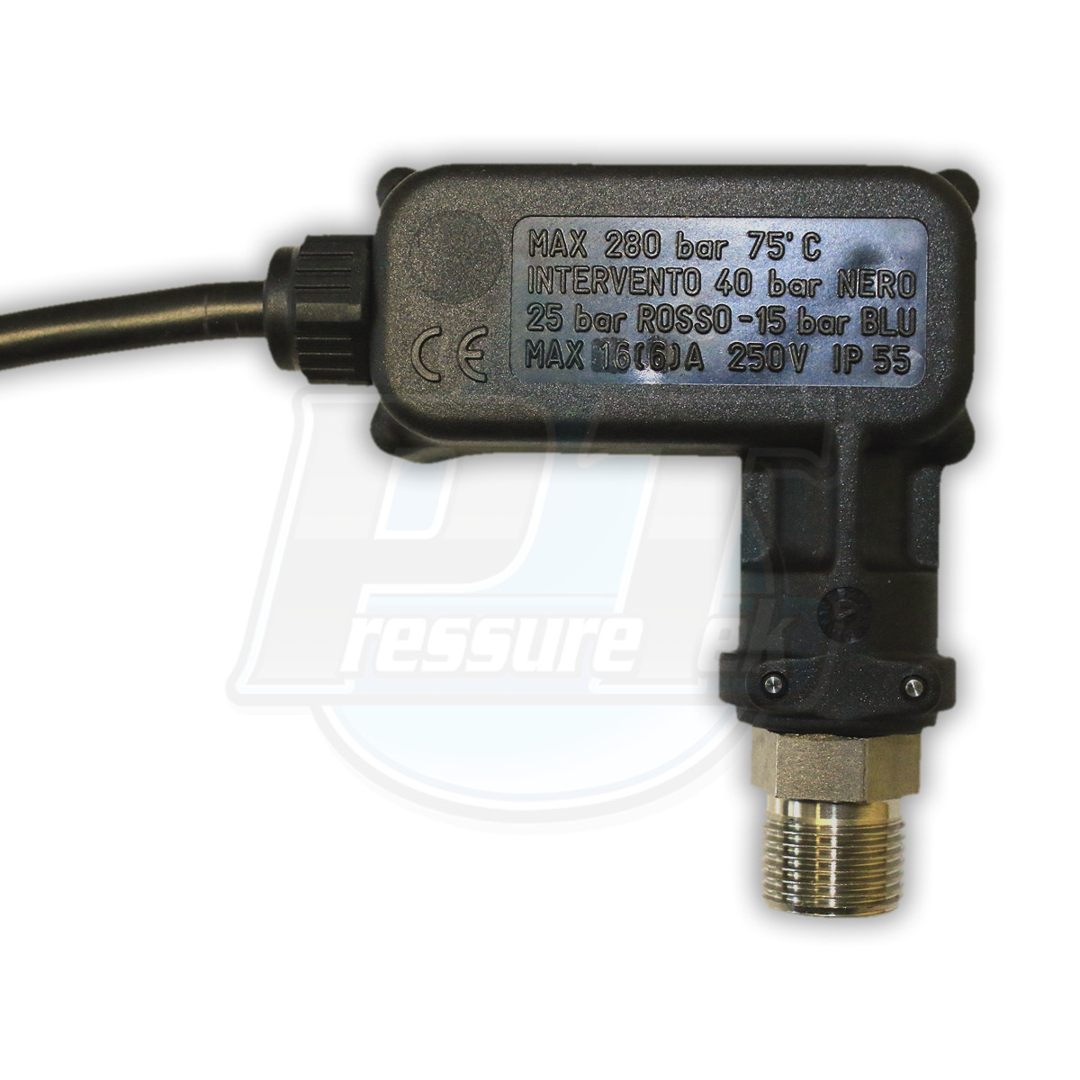 PA Pressure Switch 3/8" MPT - Pressure Tek