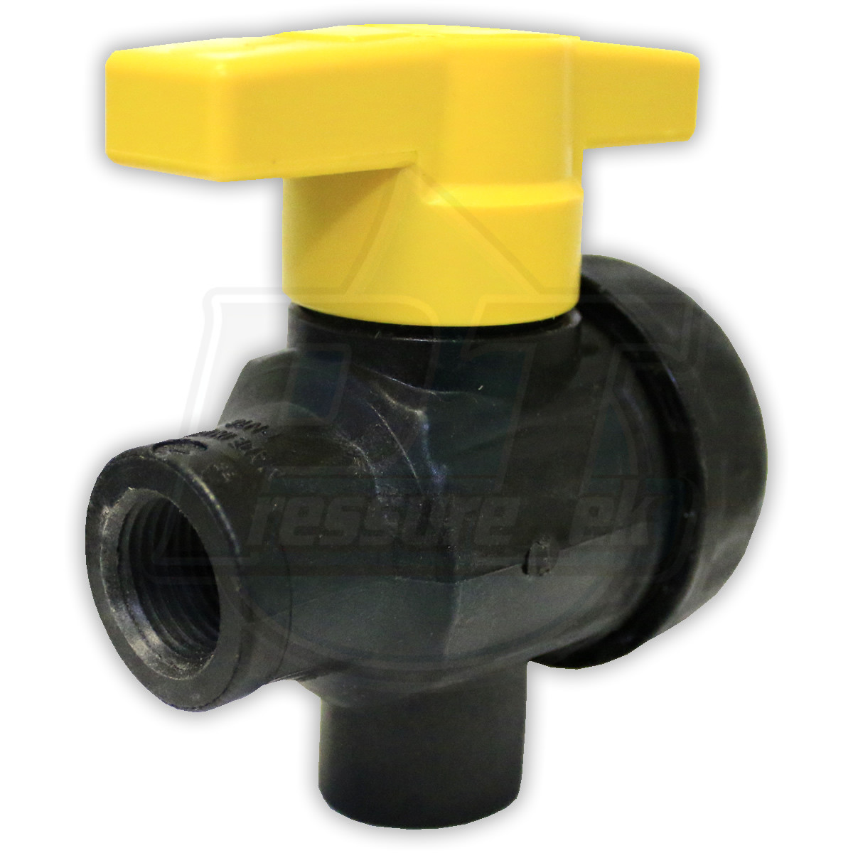 3-Way 3/4" Ball Valve - Pressure Tek