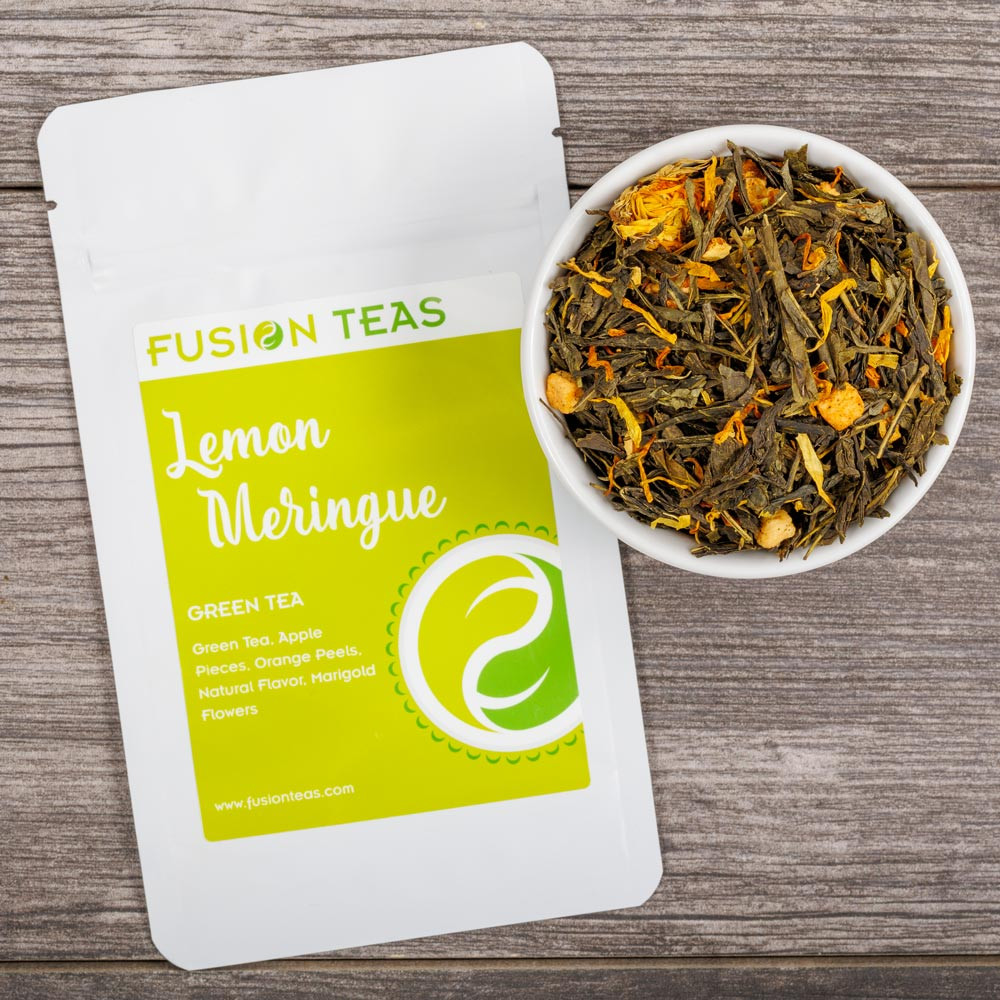 Lemon Meringue Green Loose Leaf Tea | Sweet, Citrusy, & Savory