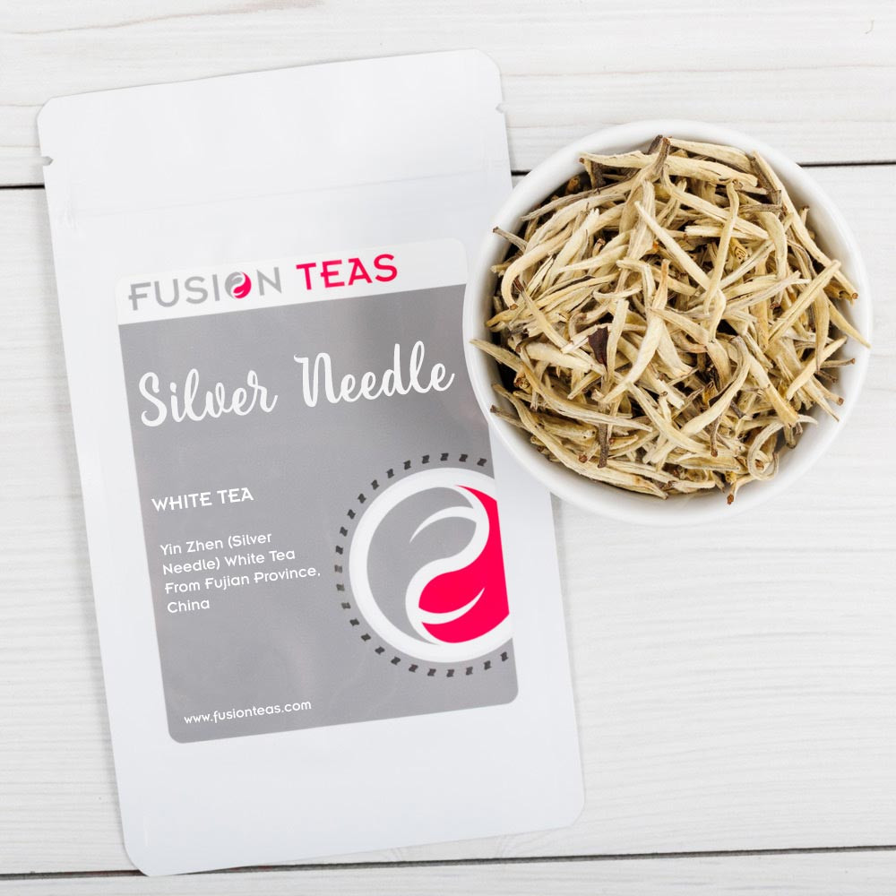 Silver Needle Loose Leaf White Tea - Yin Zhen - clean, grassy, sweet