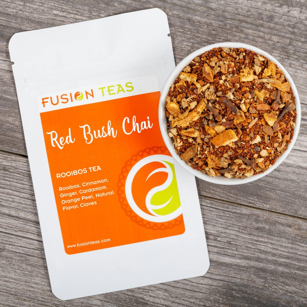 Red Bush Chai - Rooibos Herbal Tea - Warming, Rich, Caffeine-Free
