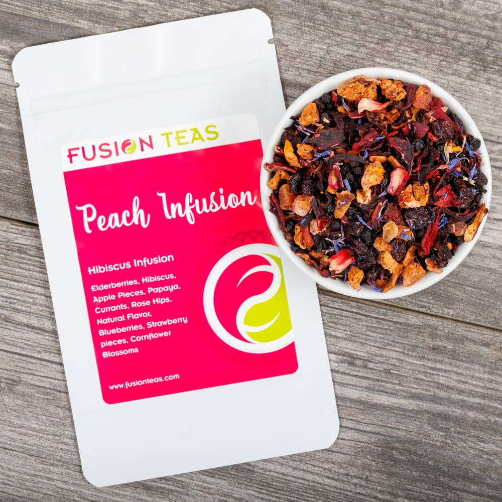 Peach Infusion Hibiscus Fruit Tea - Blissfully Sweet Fruit