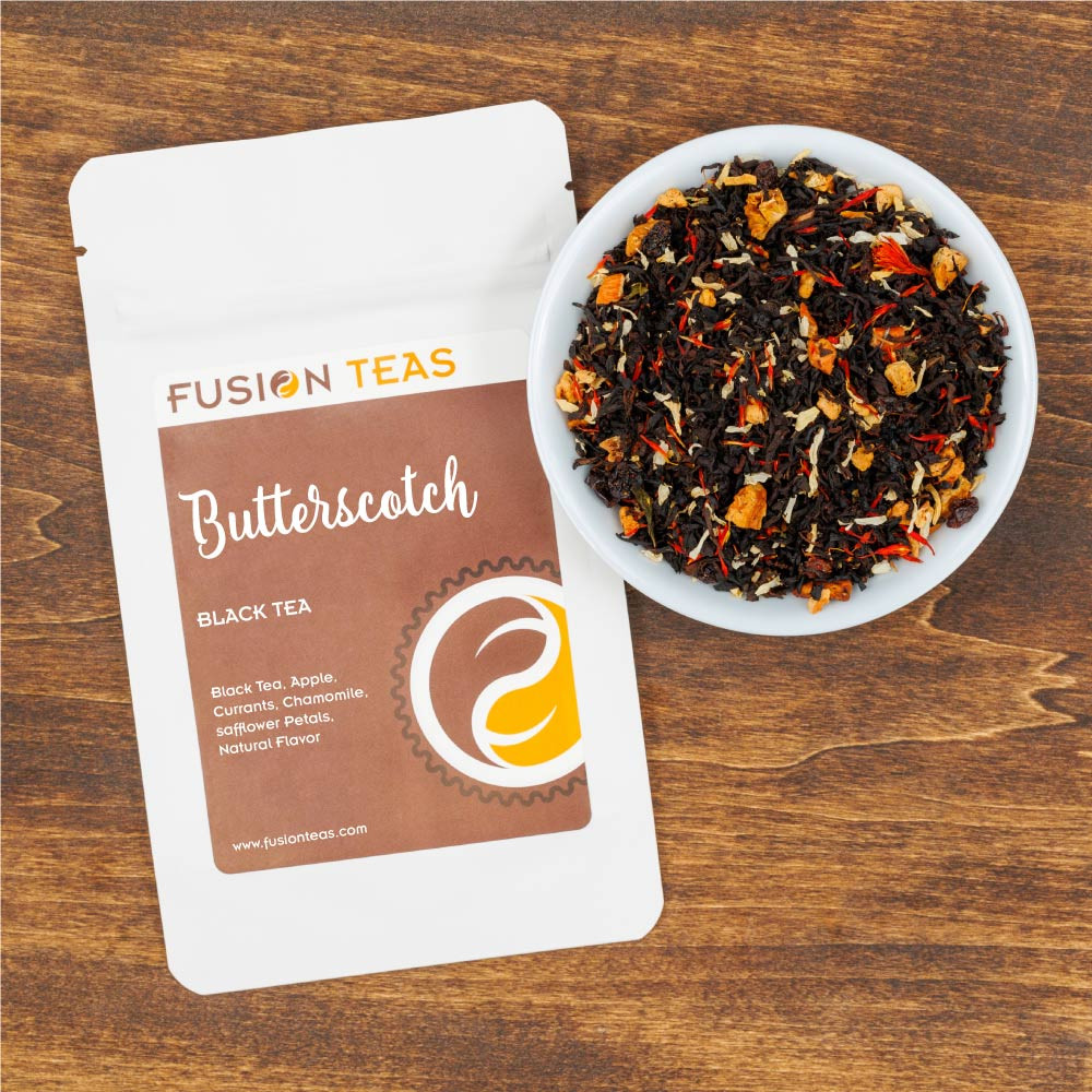Butterscotch Loose Leaf Black Tea - Buttery, Brown Sugar, Cream