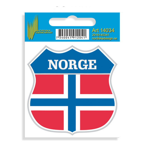 Norge Shield Decal | ScandinavianShoppe