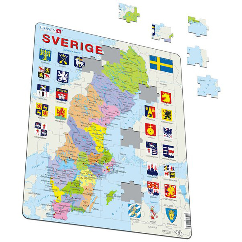 Sverige Puzzle - Sweden | ScandinavianShoppe