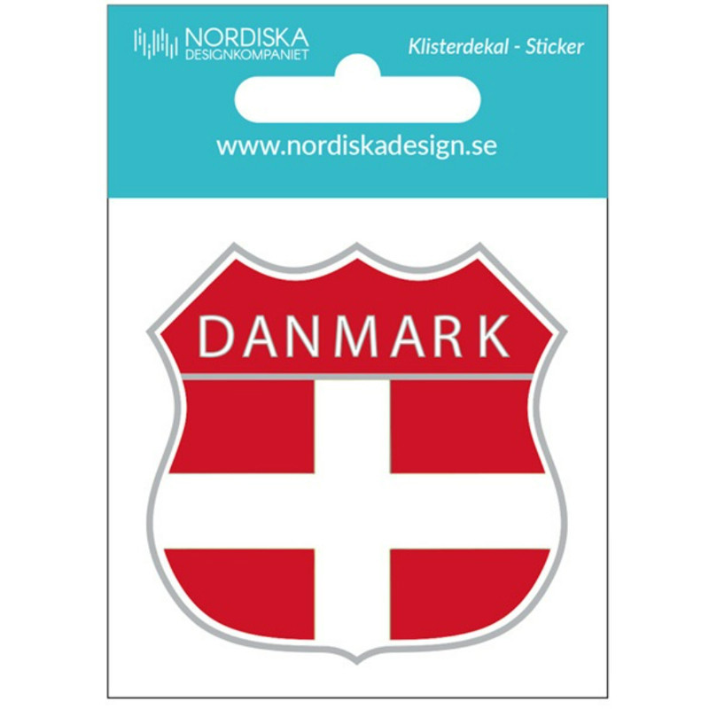 Danmark Shield Decal | ScandinavianShoppe