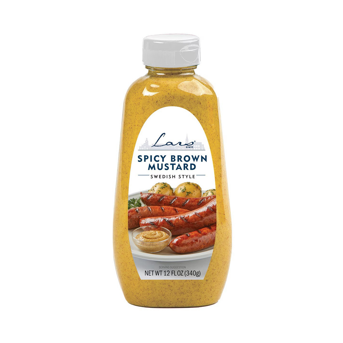 Lars Own Spicy Brown Mustard - 12 oz. | ScandinavianShoppe