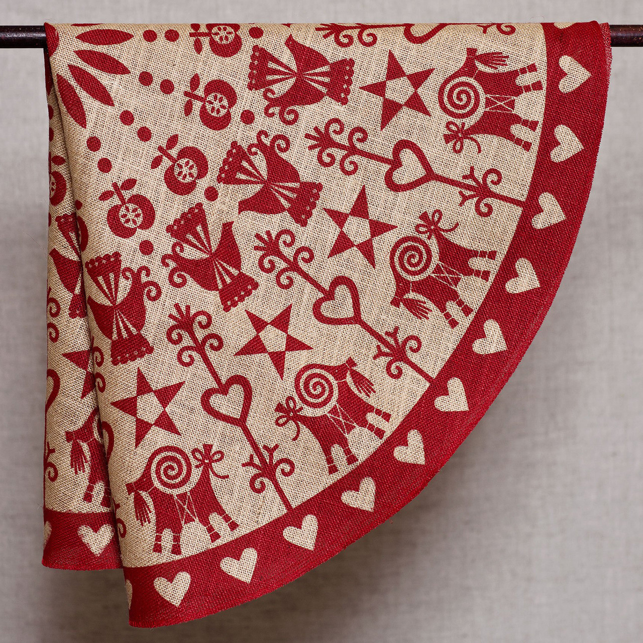 Jute Tree Mat - Scandinavian Traditions | ScandinavianShoppe