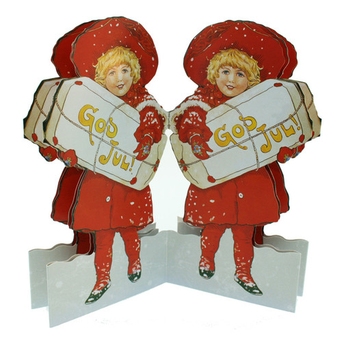 God Jul Girl Paper Cutout - Jenny Nystrom | ScandinavianShoppe