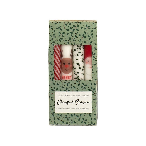 Christmas Candle Assortment - 4 Pack | ScandinavianShoppe